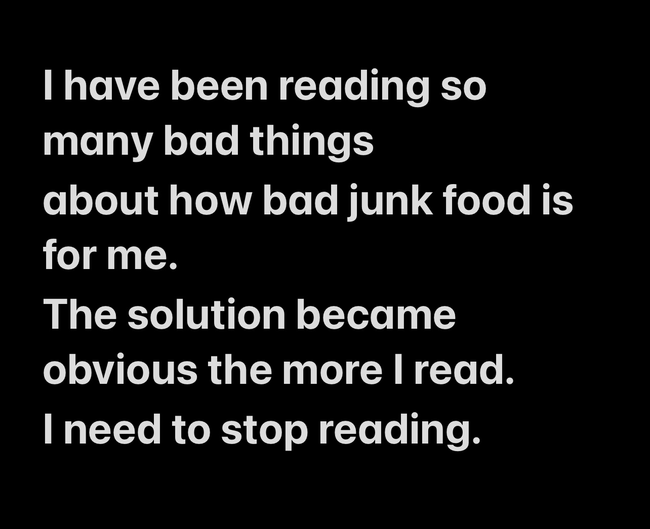 Friday Joke of the Week – National Junk Food Day – itsJamesD.com